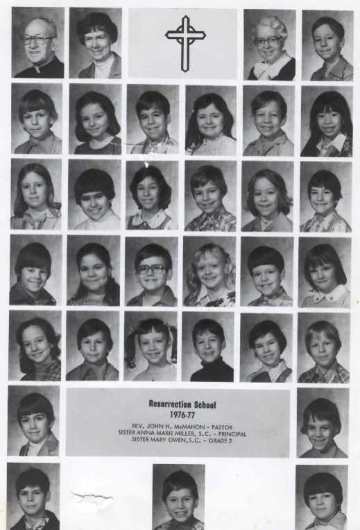 Resurrection Elementary - 2nd Grade Class - 1976/77