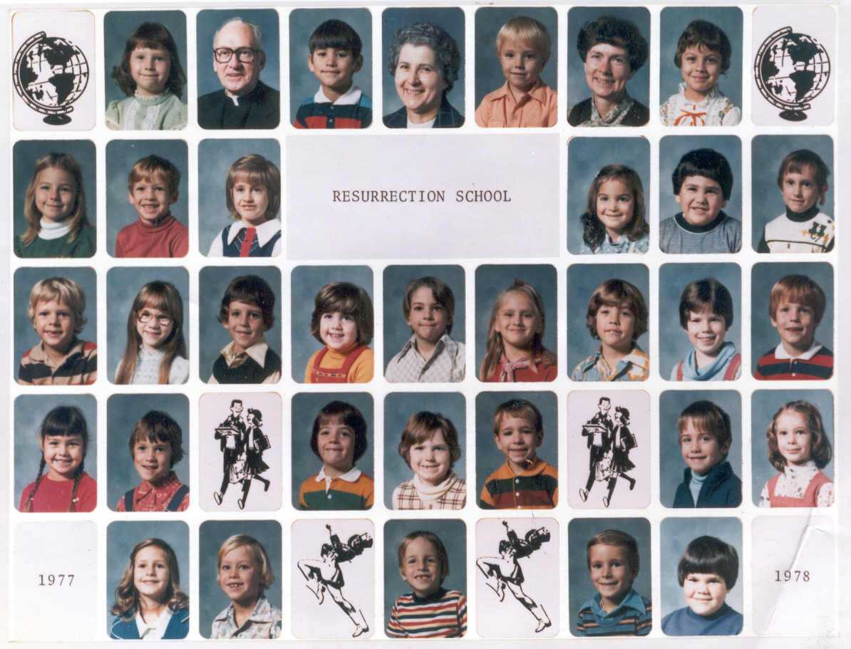Resurrection Elementary - 1st Grade Class - 1977/78
