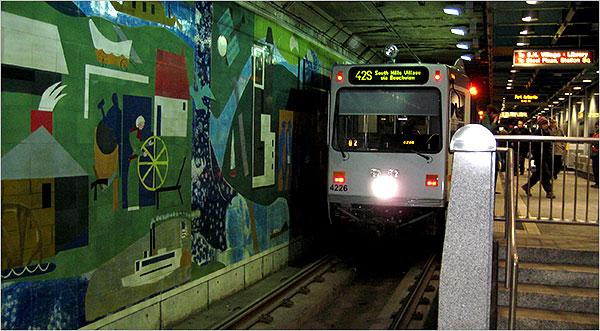 The Port Authority's "T" Light Rail System